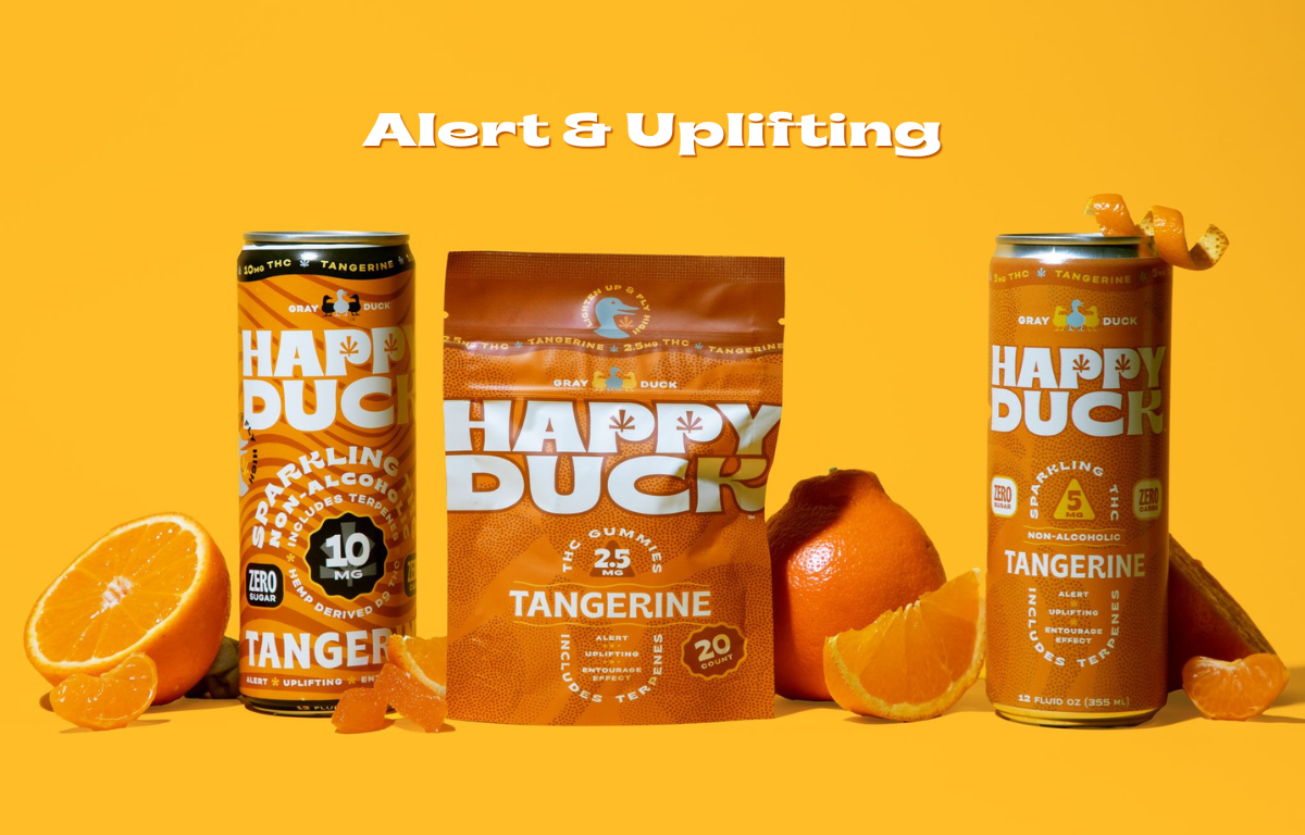 Happy Duck THC Seltzers & Gummies