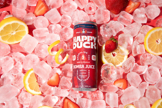 THC Infused Bomba Juice Seltzer | 5mg | 4 pack – Happy Duck